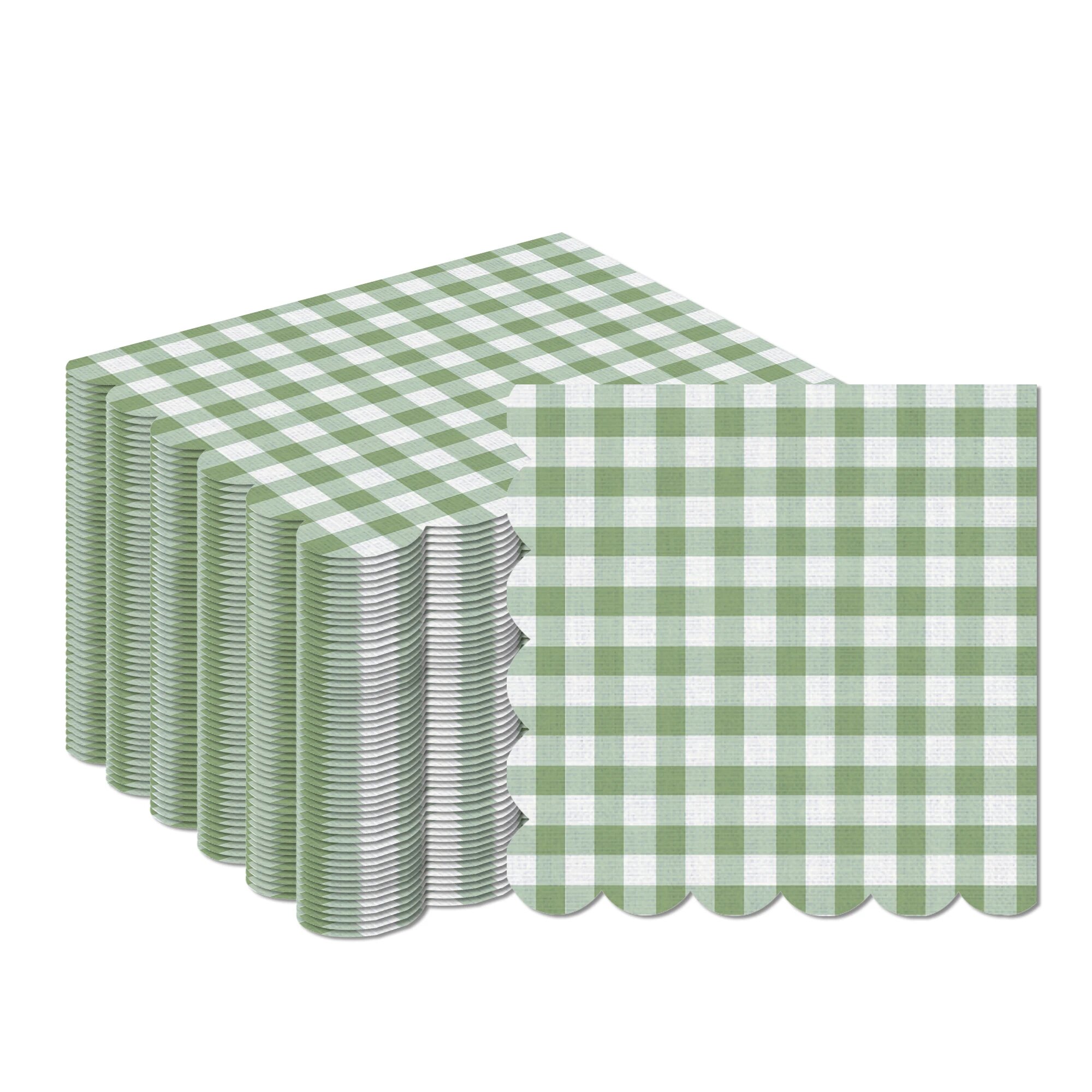 Одноразовые салфетки в клетку, 20 шт, Plaid-ZJ008