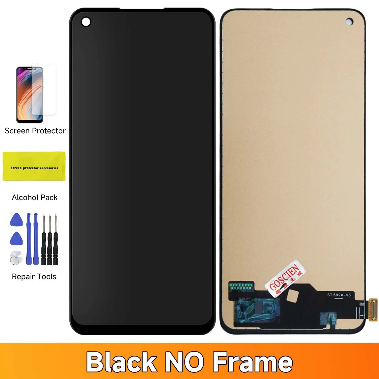 Дисплей для OPPO Realme 10 4G NO Frame, черный
