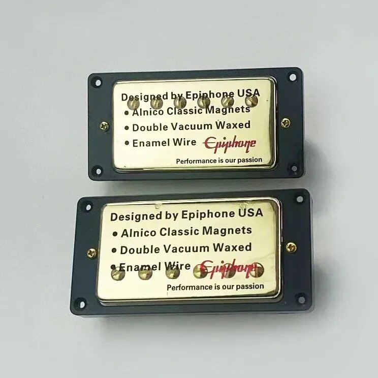 Оригинальные звукосниматели Epiphone Humbucker с магнитами Alnico (4-жильная проводка) стандартный комплект для замены