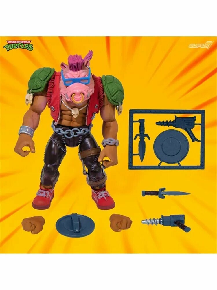 Фигурки Super7 Teenage Mutant Ninja Turtles ULTIMATES! Wave 2 Series Action Figure Bebop(7inches)