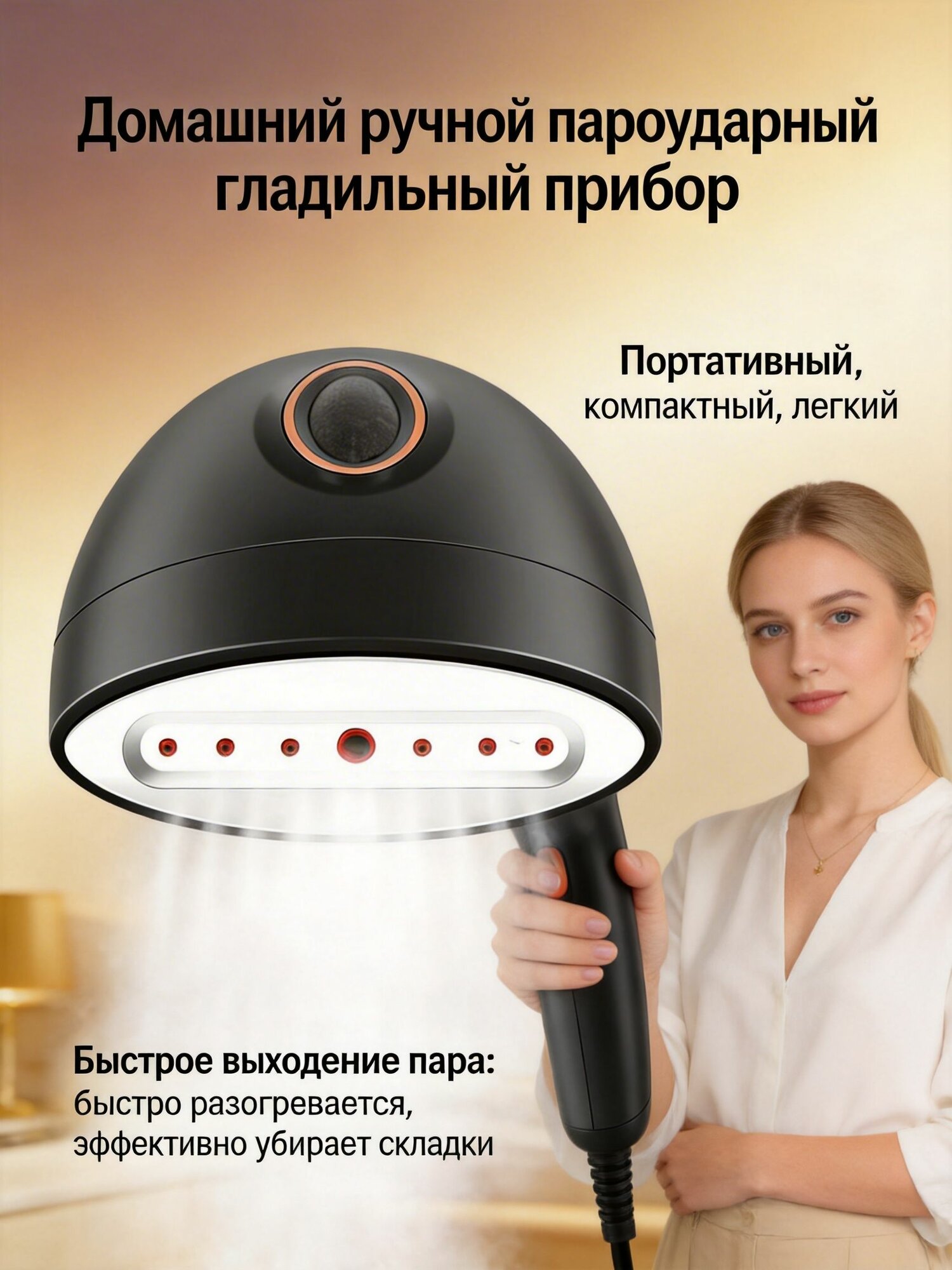 Бытовая ручная паровая гладильная машина портативная гладильная машина для быстрого удаления морщин