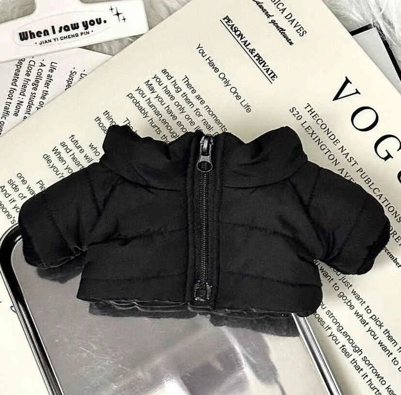 Хлопковая одежда для кукол 20 см 30 см Черный, black Clothes, 20cm
