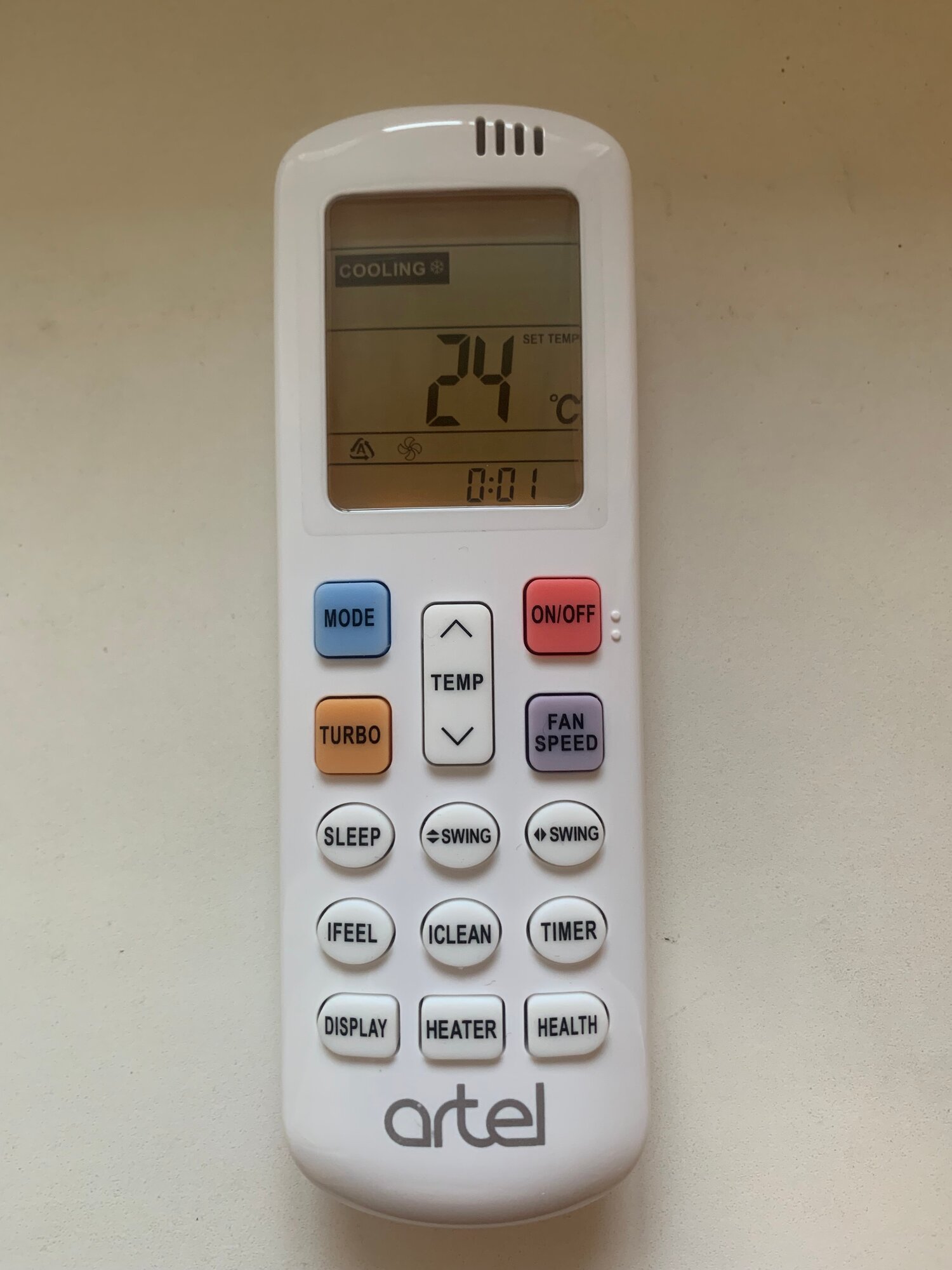 Artel KT-R21906C пульт для кондиционера