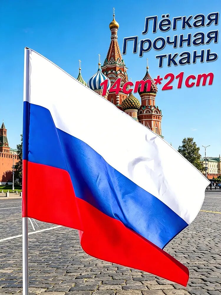 Флаг России / 21х14 см