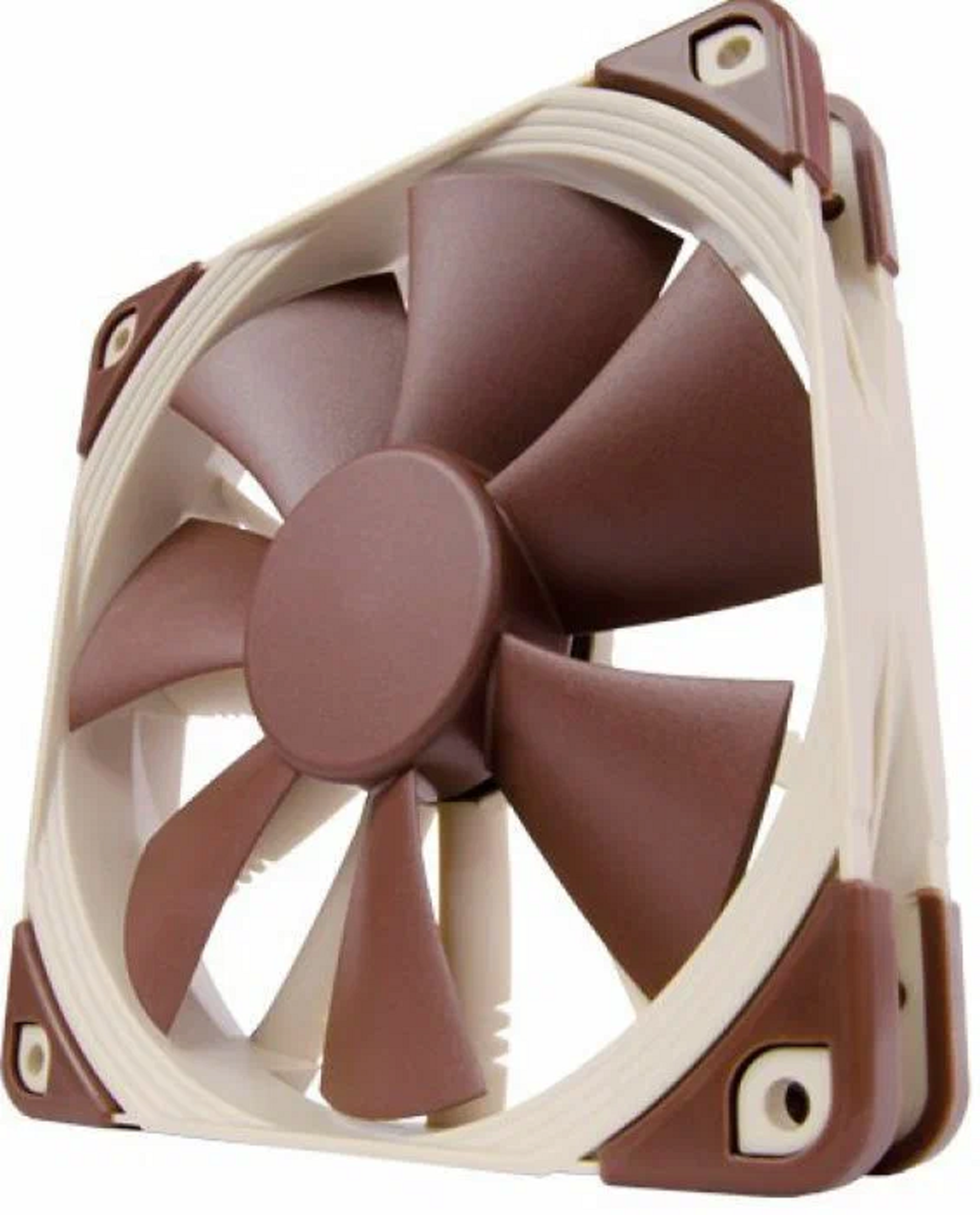 Вентилятор для корпуса Noctua NF-F12 PWM, гидродинамический подшипник, коричневый
