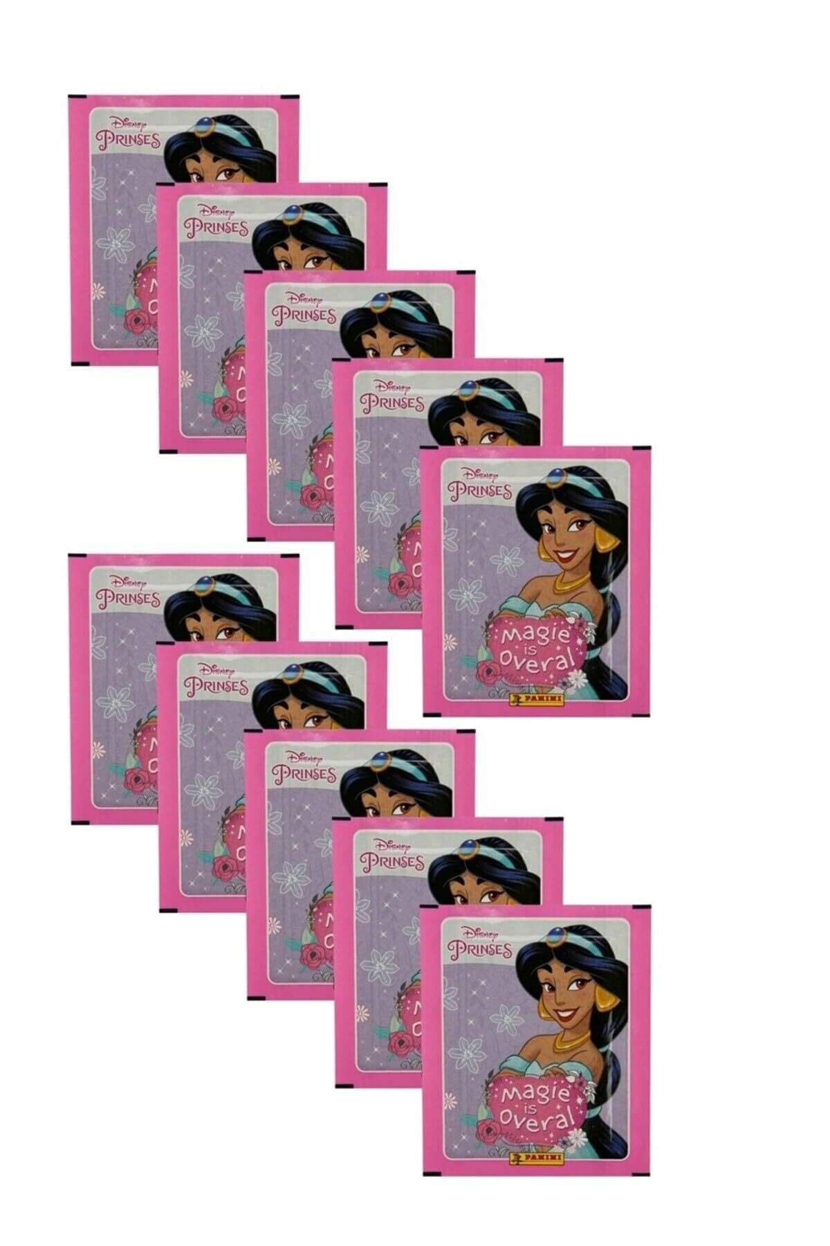 Наклейки Panini Disney Official Licensed Princess, 10 упаковок (40 наклеек и 10 для коллекции) panini2090olk