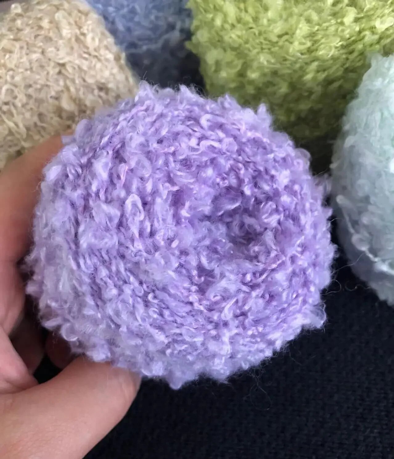 NUBECOM шерстяная пряжа для вязания Сиреневый, Purple