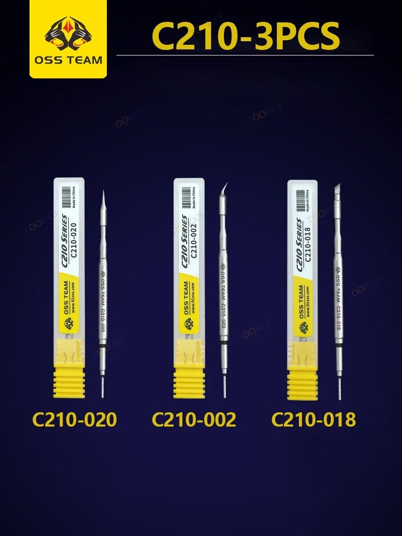 Паяльные наконечники TOOKKS OSS C245 C210 C115 C210 3PCS