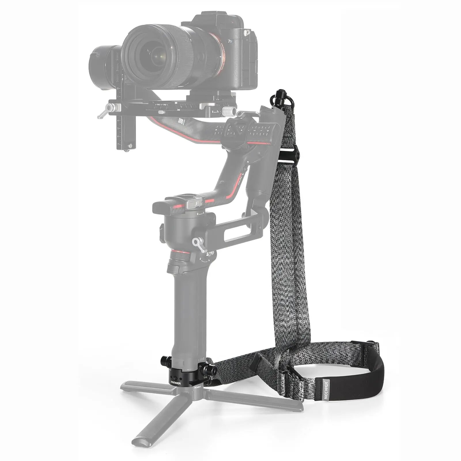 Ремень для гимбалов DJI RS4 Pro, RS3 Pro, RS2: Наплечный ремень NEEWER RS4 RS3 с уплотнением GA016