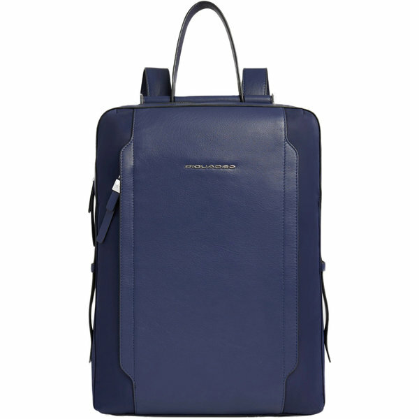 Женский рюкзак Piquadro Lyra темно-синий CA4576W92T/BLU ткань/натуральная кожа