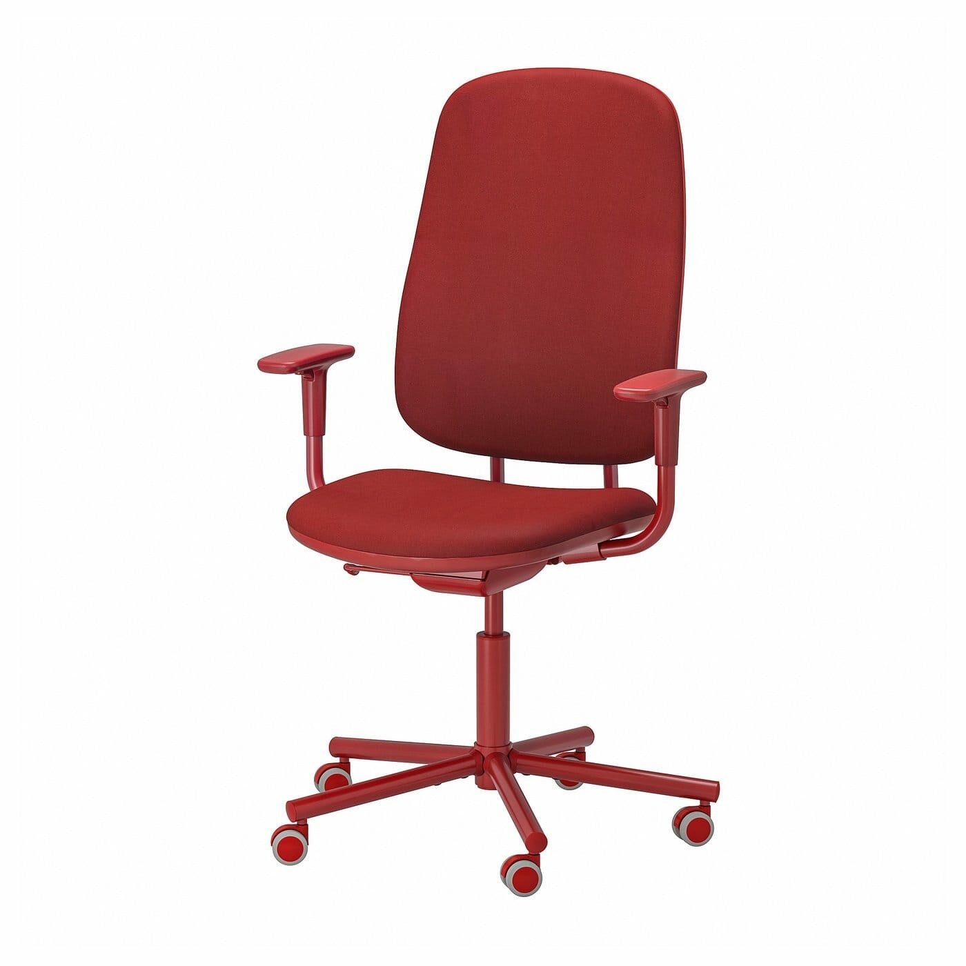Офисное кресло IKEA SM RKULL 605.034.37, красный