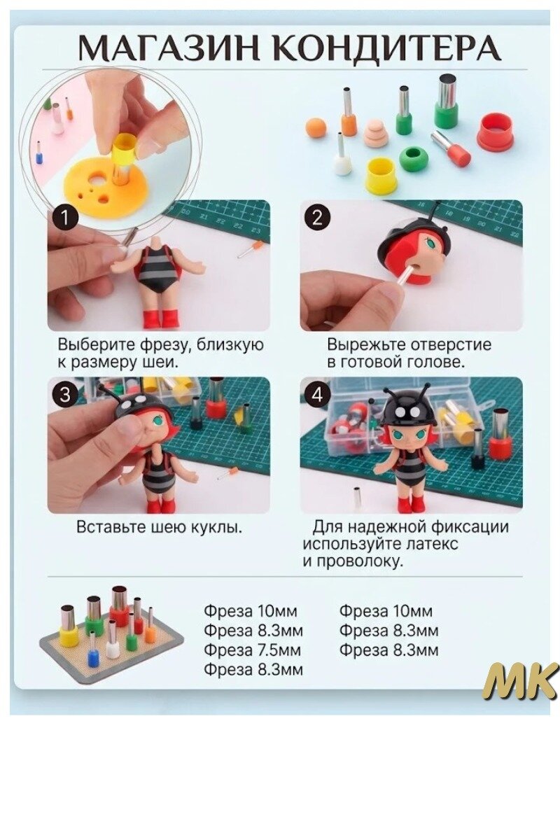 Мини фрезы для керамики — фото 1