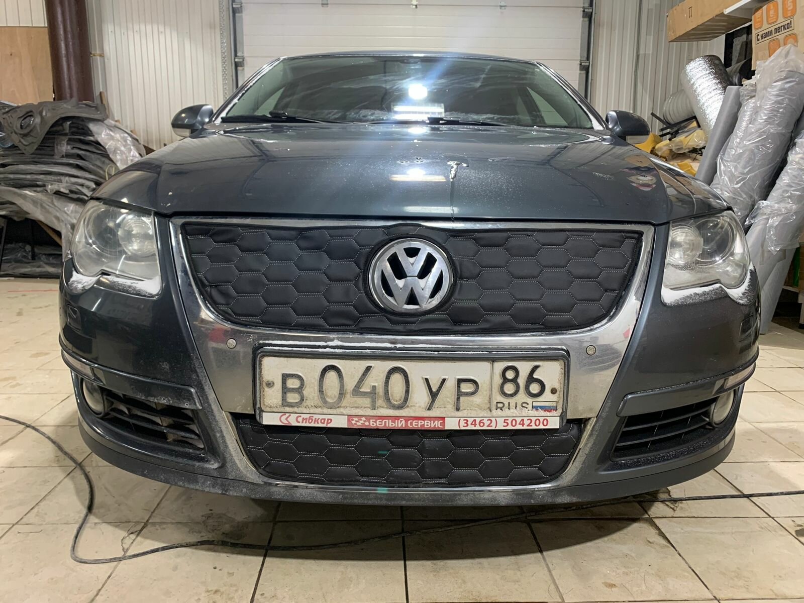 Утеплитель радиатора Экономия топлива Volkswagen Passat Фольксваген Поло (2005- 2010) (B6)