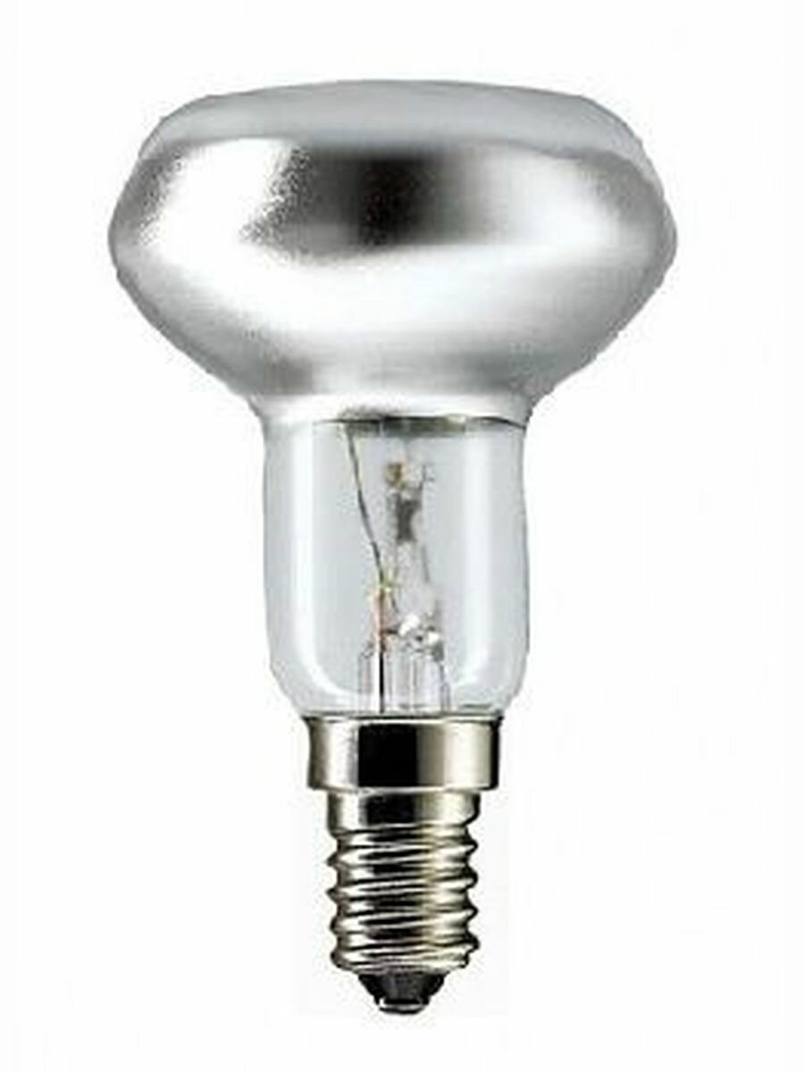 Лампа накаливания зеркальная ЗК 25вт R50 230в E14 Philips (1уп-15шт)