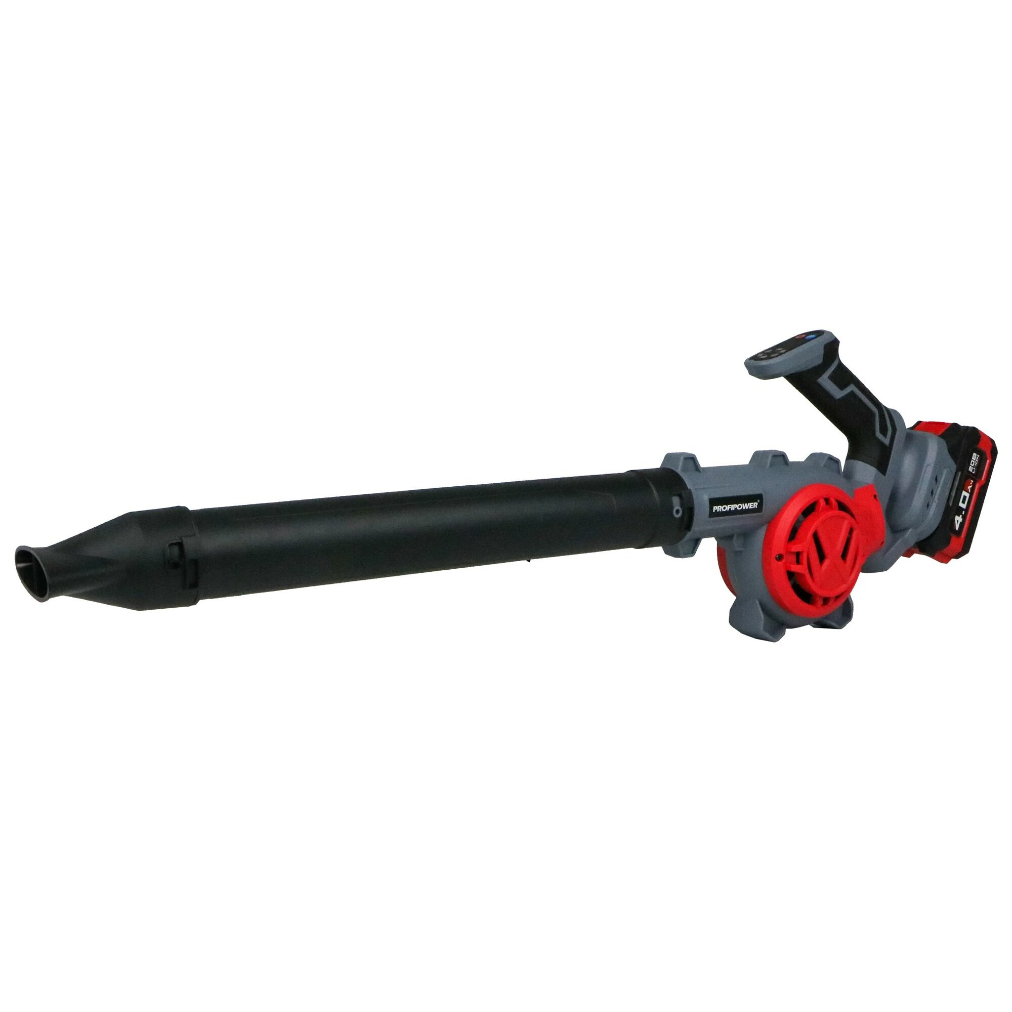 PROFIPOWER Аккумуляторная бесщеточная воздуходувка DWDUB-20V 20В, Li-ion-1шт, 4.0Ач, З У, в коробке E0219M1