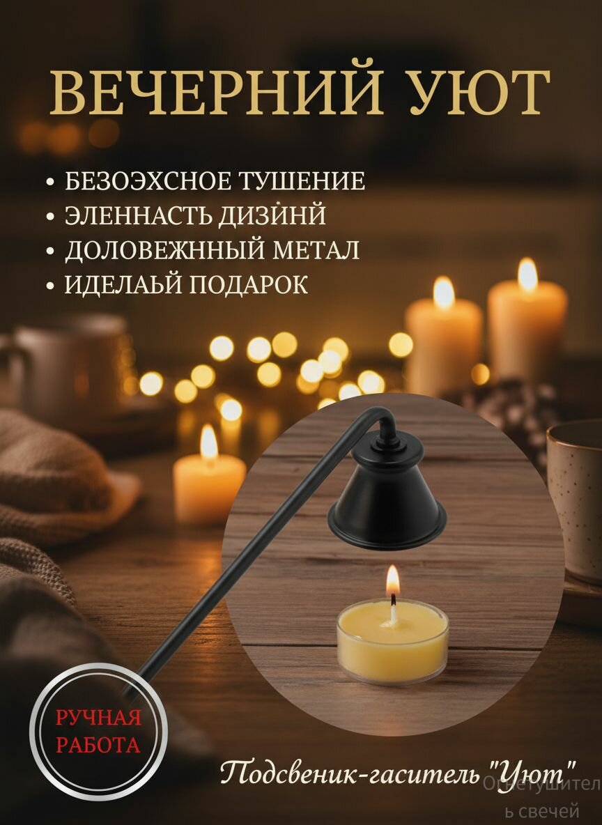 Пламегаситель для тушения свечей