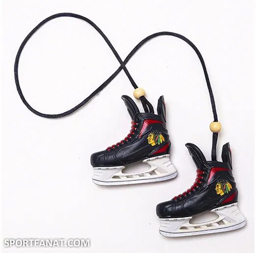 NHL Подвеска в авто коньки Chicago Blackhawks