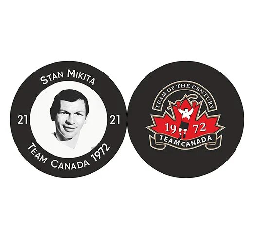 Rubena Шайба Team Canada-USSR 1972 MIKITA 2-ст.