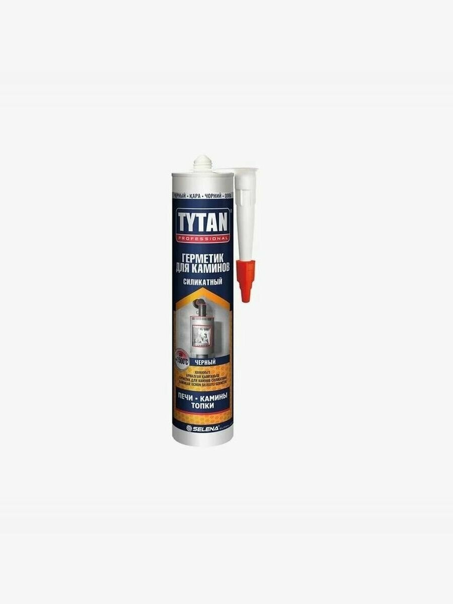 Tytan Professional Герметик Силикатный для Каминов черный 280 мл