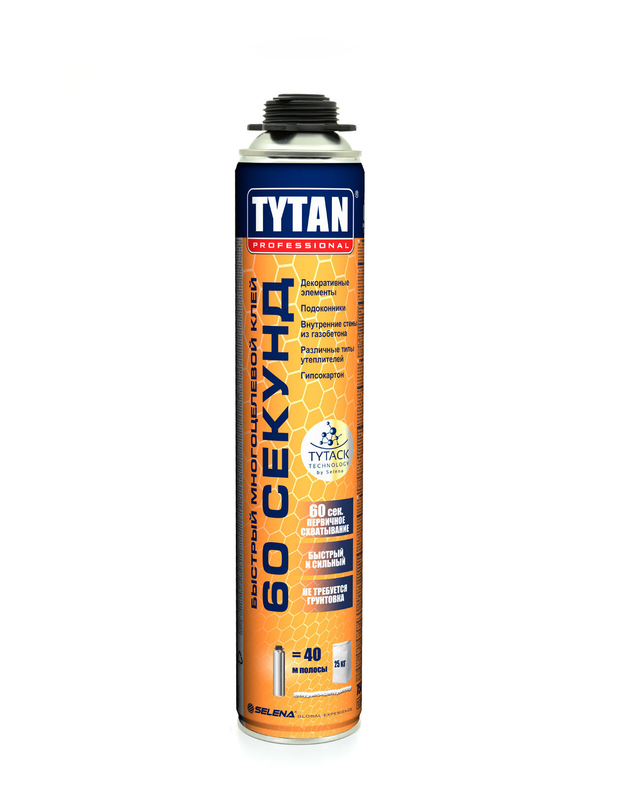 Клей-пена профессиональная Tytan Professional 60 секунд 750 мл