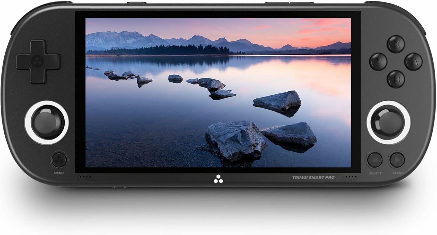 Портативная игровая консоль Trimui smart pro 128 гб, встроенные игры, черный
