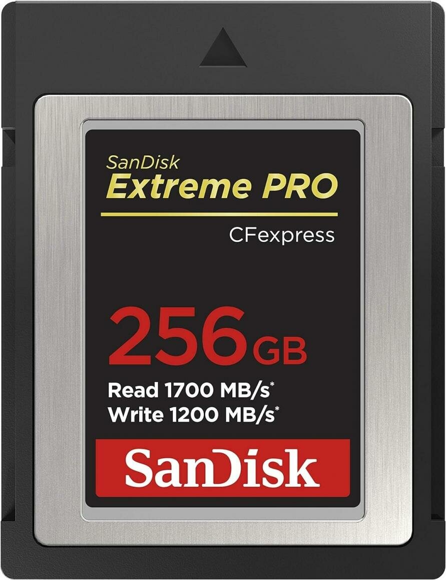 Карта памяти SanDisk 256GB CFexpress Extreme PRO (1700R/1200W) (SDCFE-256G)