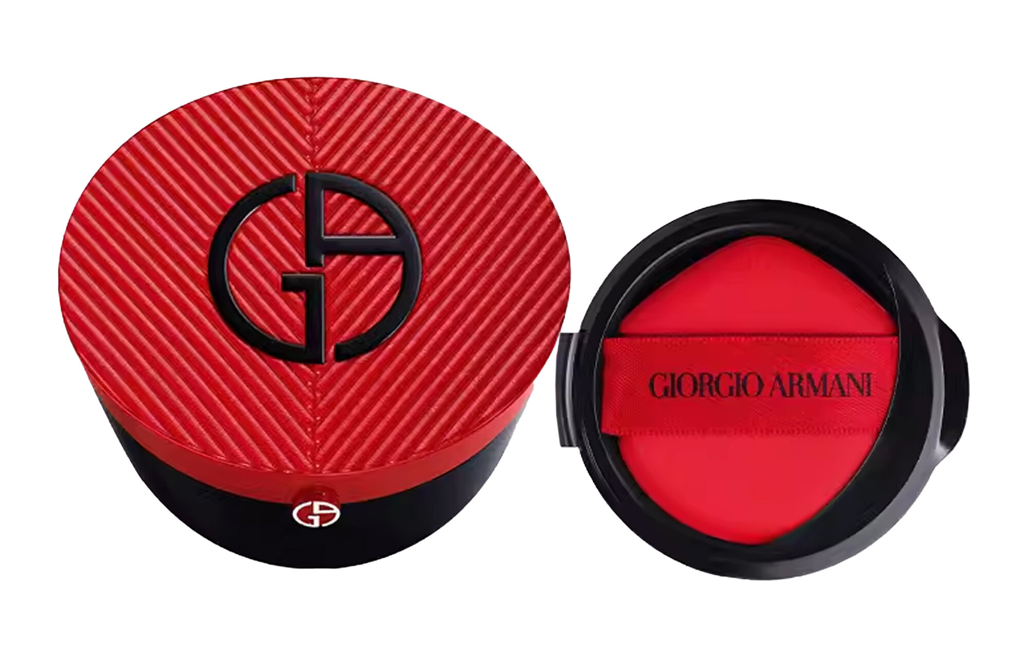 Воздушные подушки женские GIORGIO ARMANI Core Red Air Cushion No Transfer Oil Control Brightening Skin Tone, 15г+15г
