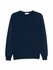Свитер SERGIO MORETTI Crew-neck sweater, размер 52, , Синий принт