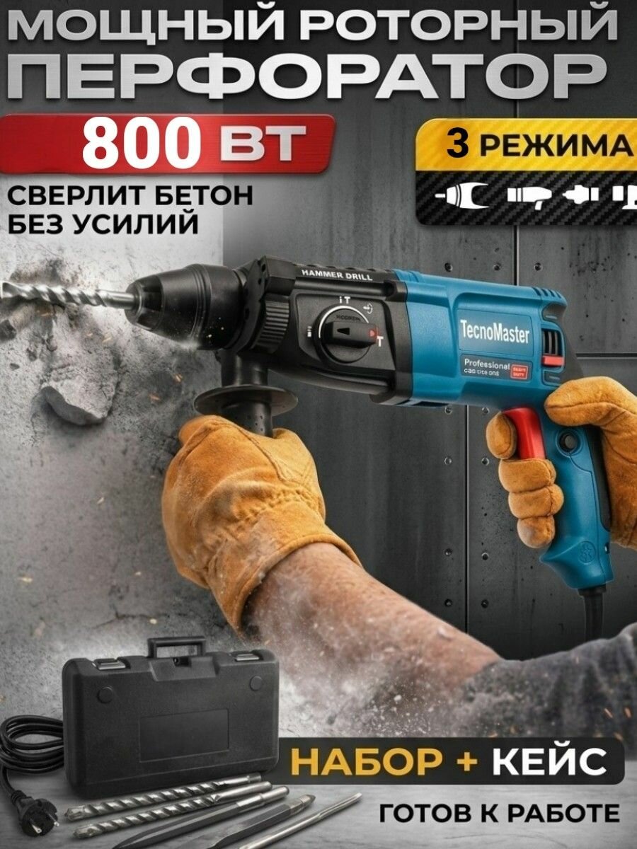 Перфоратор 3495.01 Вт электроинструмент перфоратор ударная дрель