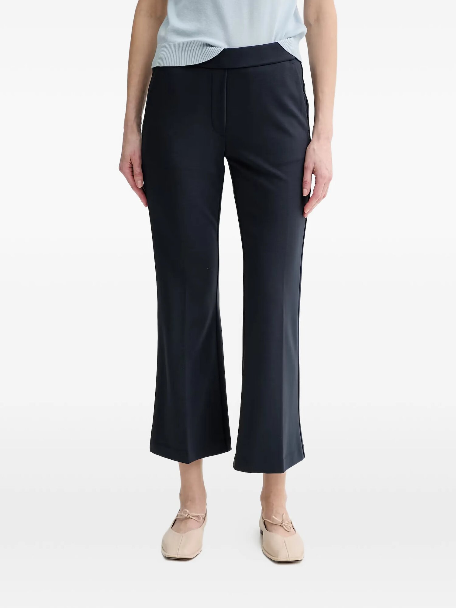 Брюки Cropped flared trousers