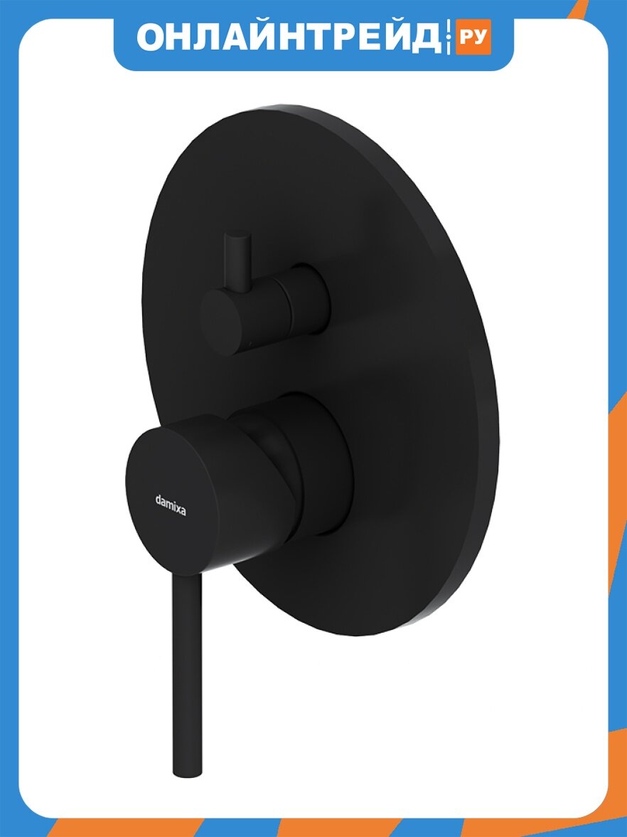 Смеситель для ванны и душа Damixa Scandinavian Pure 367100300, черный
