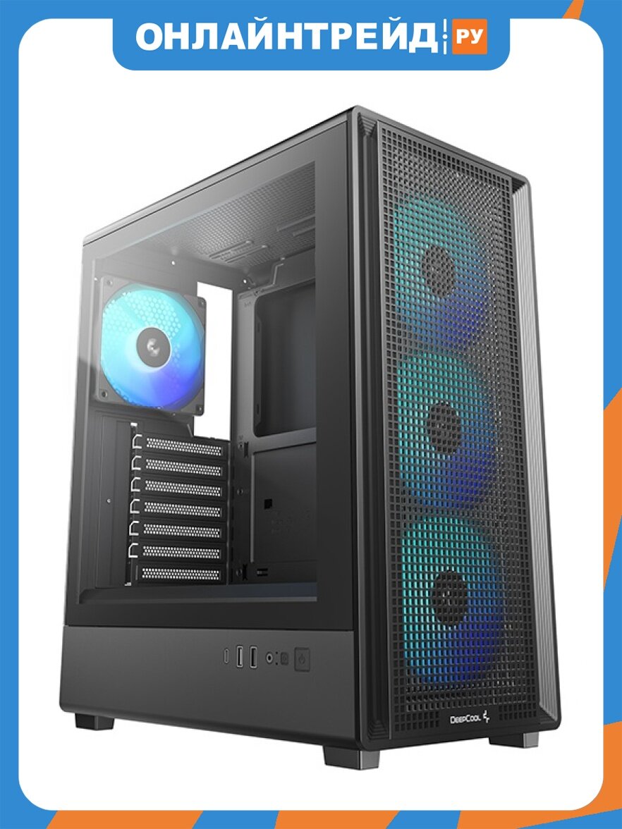 Корпус Deepcool CC550 4F, черный