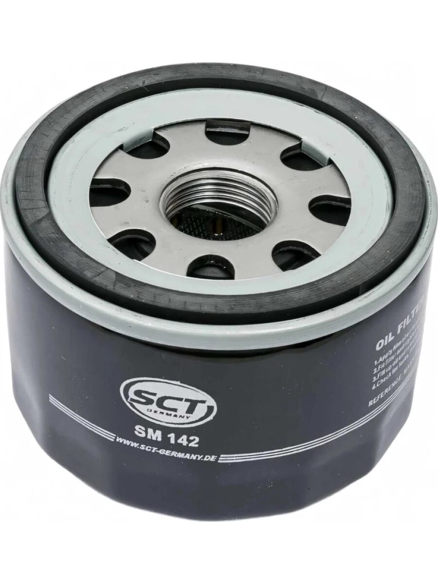 Фильтр масляный SCT SM 142-RNLT LOGAN/SANDERO/FLUENCE/LADA LARGUS/NISSAN NOTE/QASHQAI/TIIDA/MEGANE