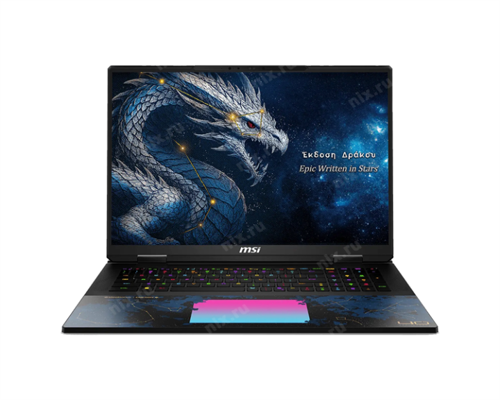 9S7-1824D6-1251 MSI Titan 18 HX Dragon Edition Draco A2WJ Ultra9 290HX 18" 16:10 UHD+ (3840x2400)240Hz DDR5 96GB (48GB*
