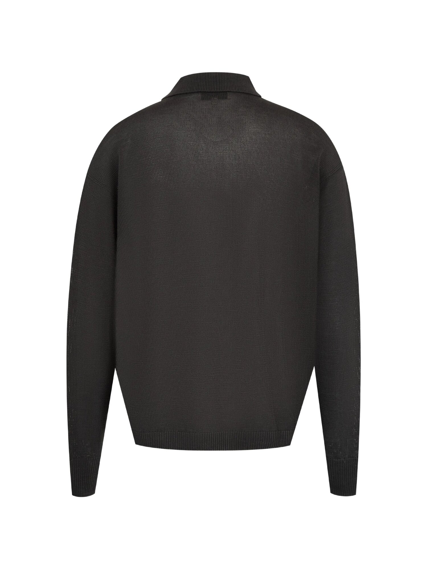 Свитер Studio Nicholson Heddy zip-up polo sweater, размер 46 — фото 1