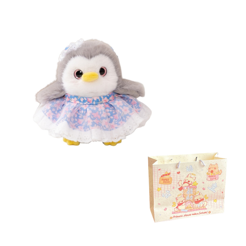 Подарочная сумка унисекс Mise "Happy Birthday" с тортом и китайскими иероглифами, 14CM EU, Blue Skirt Sister