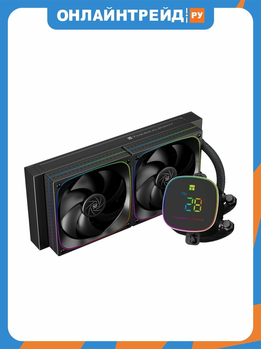 СВО для процессора Thermalright Frozen Horizon 240 Digital ARGB Black (TRFH240DAB)