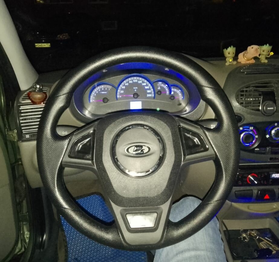 Колесо рулевого управления Барс глянец для а/м Lada Priora, Granta, Kalina, 2110 с евро панелью, Niva TRAVEL, Chevrolet-Niva