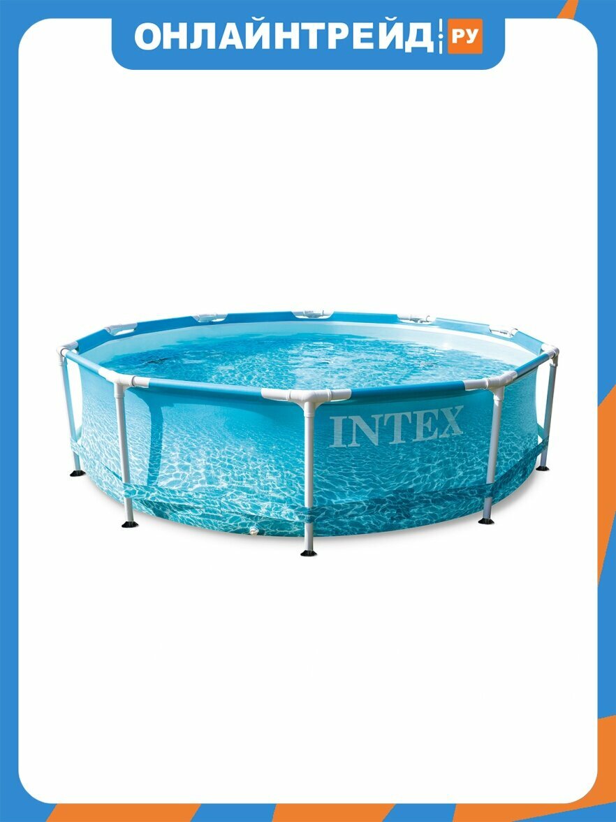 Бассейн каркасный Intex Metal Frame 305х76см Beachside 4485л
