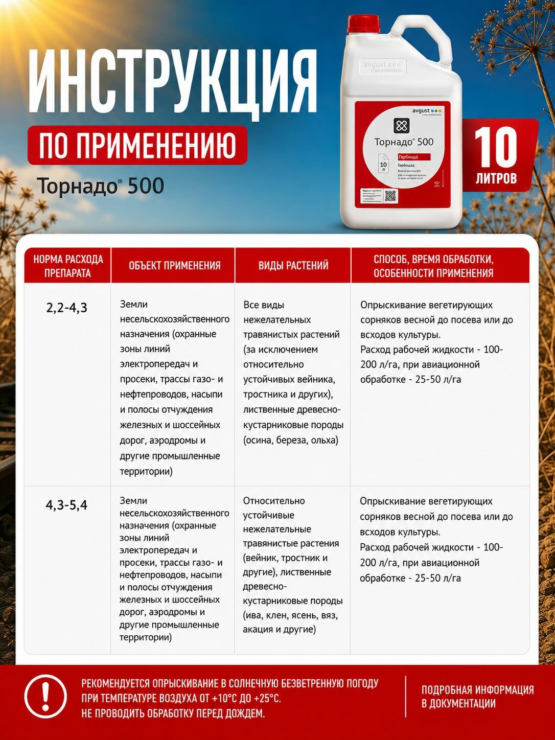 Гербицид Торнадо 500 — фото 1