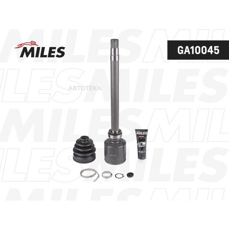 Привод R MILES GA10045 CITROEN Jumper, FIAT Ducato, PEUGEOT Boxer 06-> (полуось от КПП с подвесн. подшип.)
