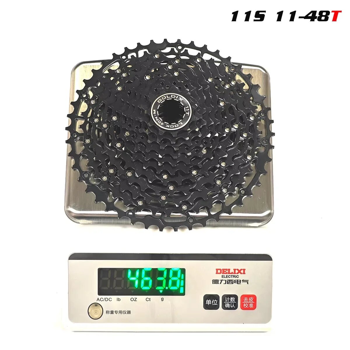 GOLDIX Ultralight MTB Cassette 9-13 Скоростей Черный 11 Speed 11T-48T