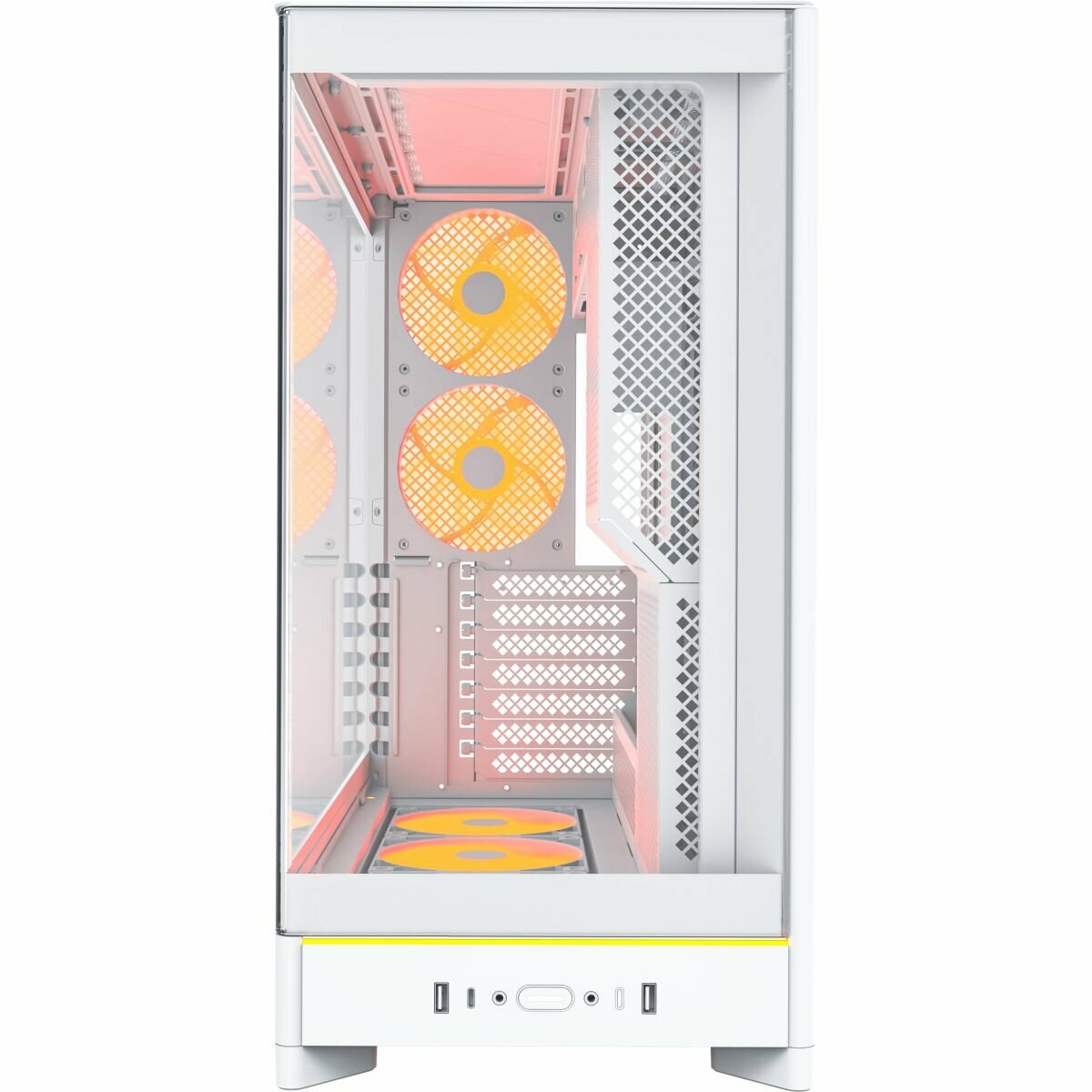 Корпус компьютерный MONTECH HS02 PRO WHITE Mini Tower белый — фото 1