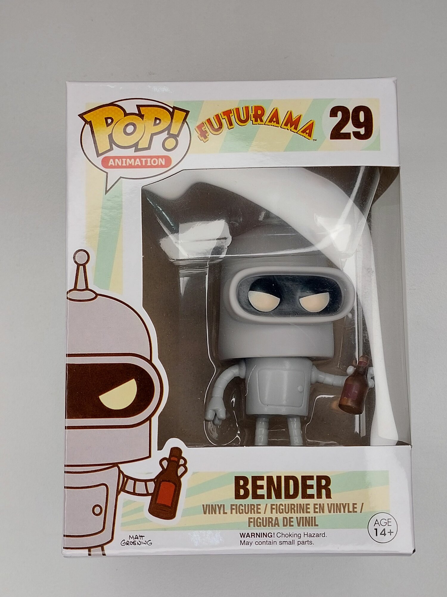 Фигурка Бендер серебристый из мультфильма Футурама Bender Futurama 29
