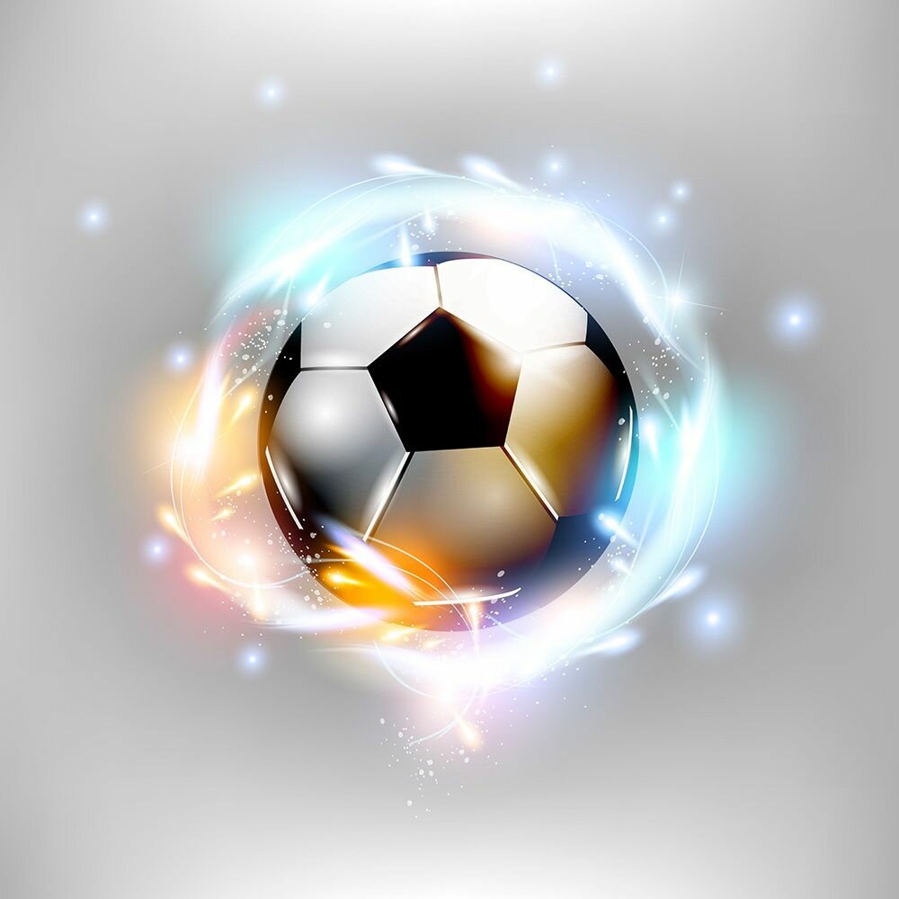 Мебельная ткань, для декоративных подушек, для тканевых картин. Купон "Football-33", размер 70 см*70 см. Микровелюр