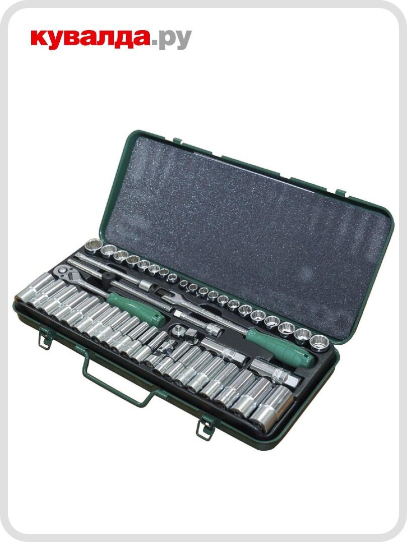 Набор головок HANS 3650-2MA 3/8", 8-19 мм, 3/8"-7/8", 50 предметов