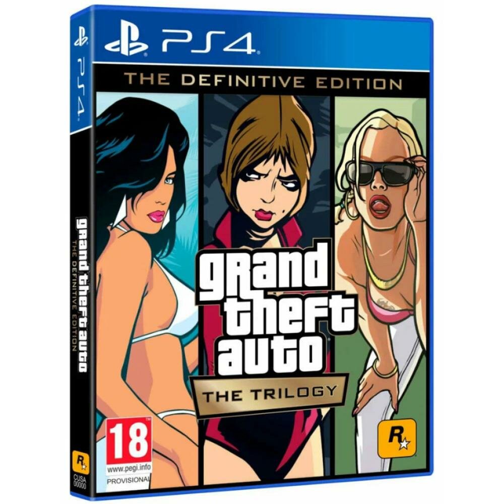 Игра на диске Grand Theft Auto: The Trilogy - The Definitive Edition для PS4
