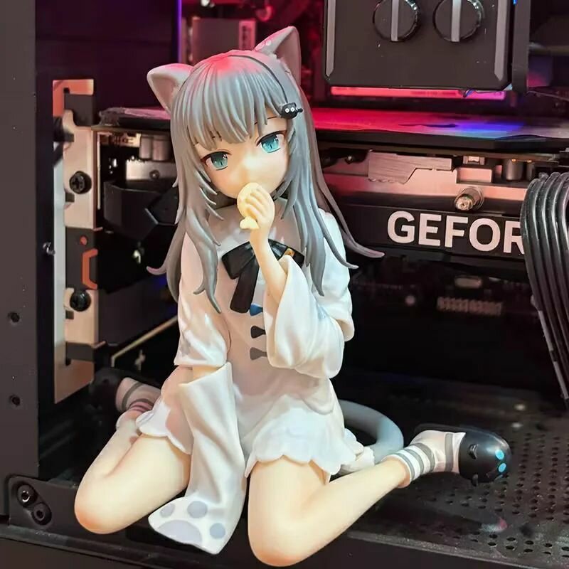 Фигурка Nachoneko Channel, девушка кошка, 12см
