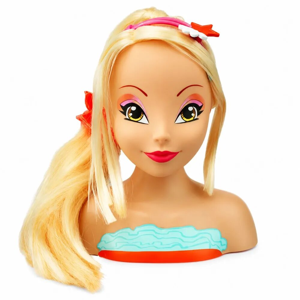 Голова для причесок Winx Club Stella Magical Styling Head, кукла манекен для укладки волос в упаковке
