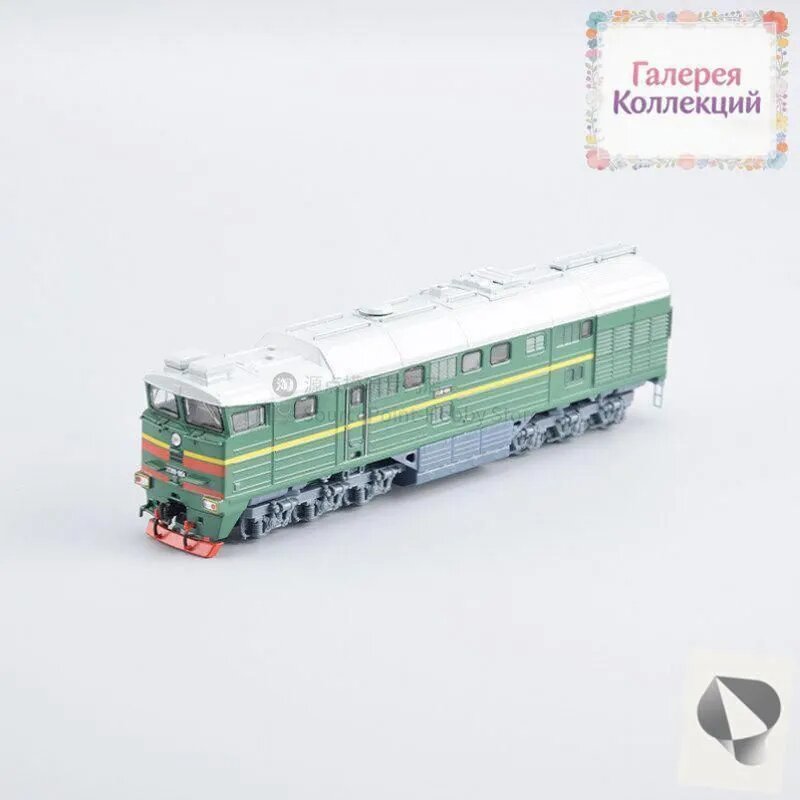 Советский двухдвигательный тепловоз 2ТЭ116 широкой колеи, масштаб 1:87, модель российского тяжелого грузового п